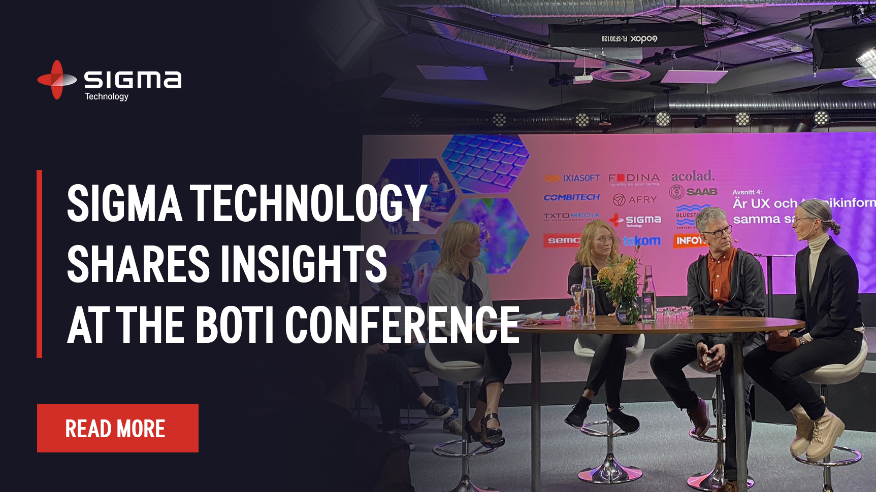 Sigma Technology shares insights at the BOTI conference - Sigma Technology